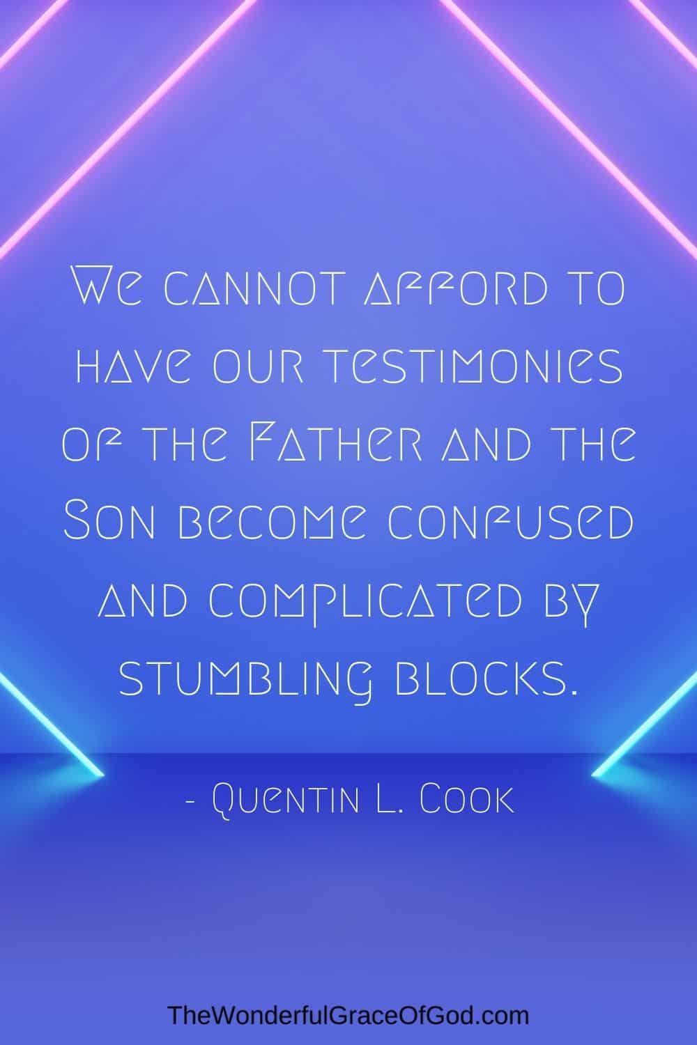 27 Greatest LDS Testimony Quotes - The Wonderful Grace of God