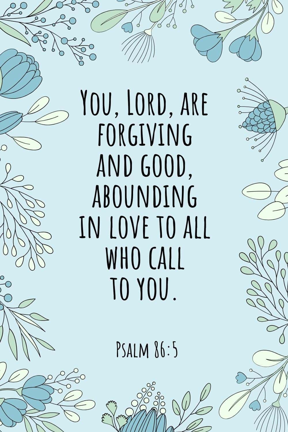 23 Greatest Bible Verses for Forgiveness and Repentance - The Wonderful ...