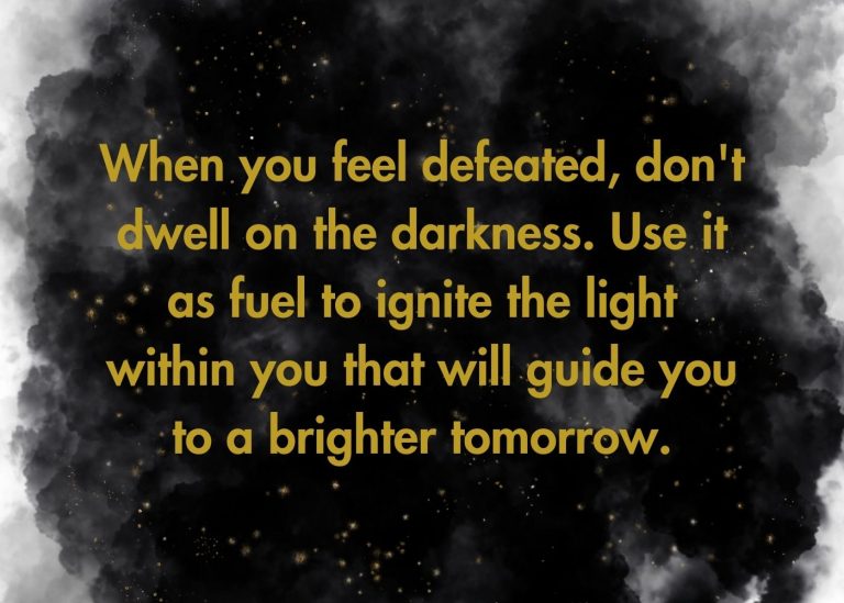 33 Most Relatable Feeling Defeated Quotes - The Wonderful Grace of God