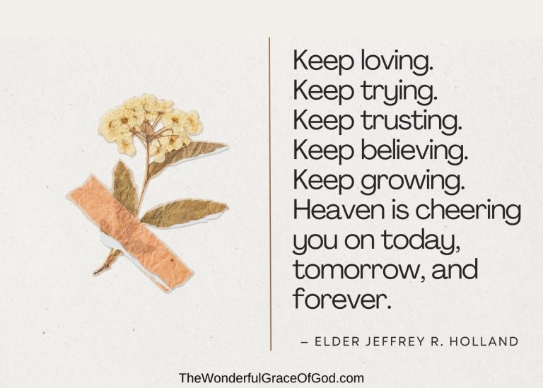 50 Greatest Inspirational LDS Quotes to Live By - The Wonderful Grace ...