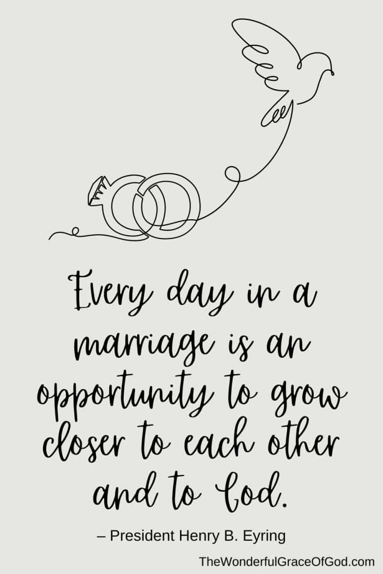 25 Greatest LDS Quotes About Marriage - The Wonderful Grace of God