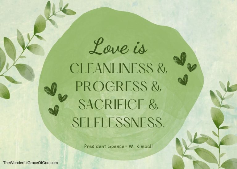 30 Greatest LDS Quotes About Love - The Wonderful Grace of God
