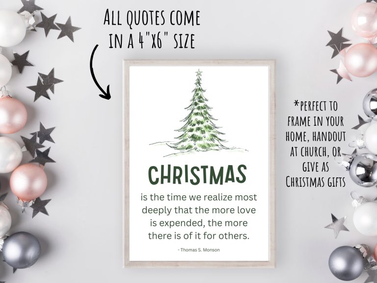 30 Greatest LDS Christmas Quotes that Celebrate Christ - The Wonderful ...