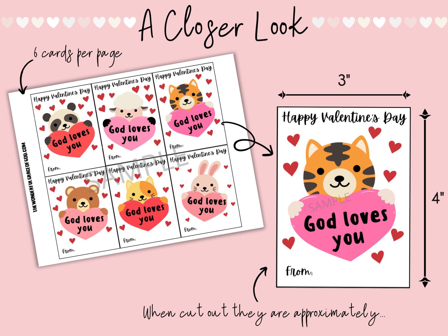 Celebrate God’s Love with Printable Christian Valentine Cards for Kids ...