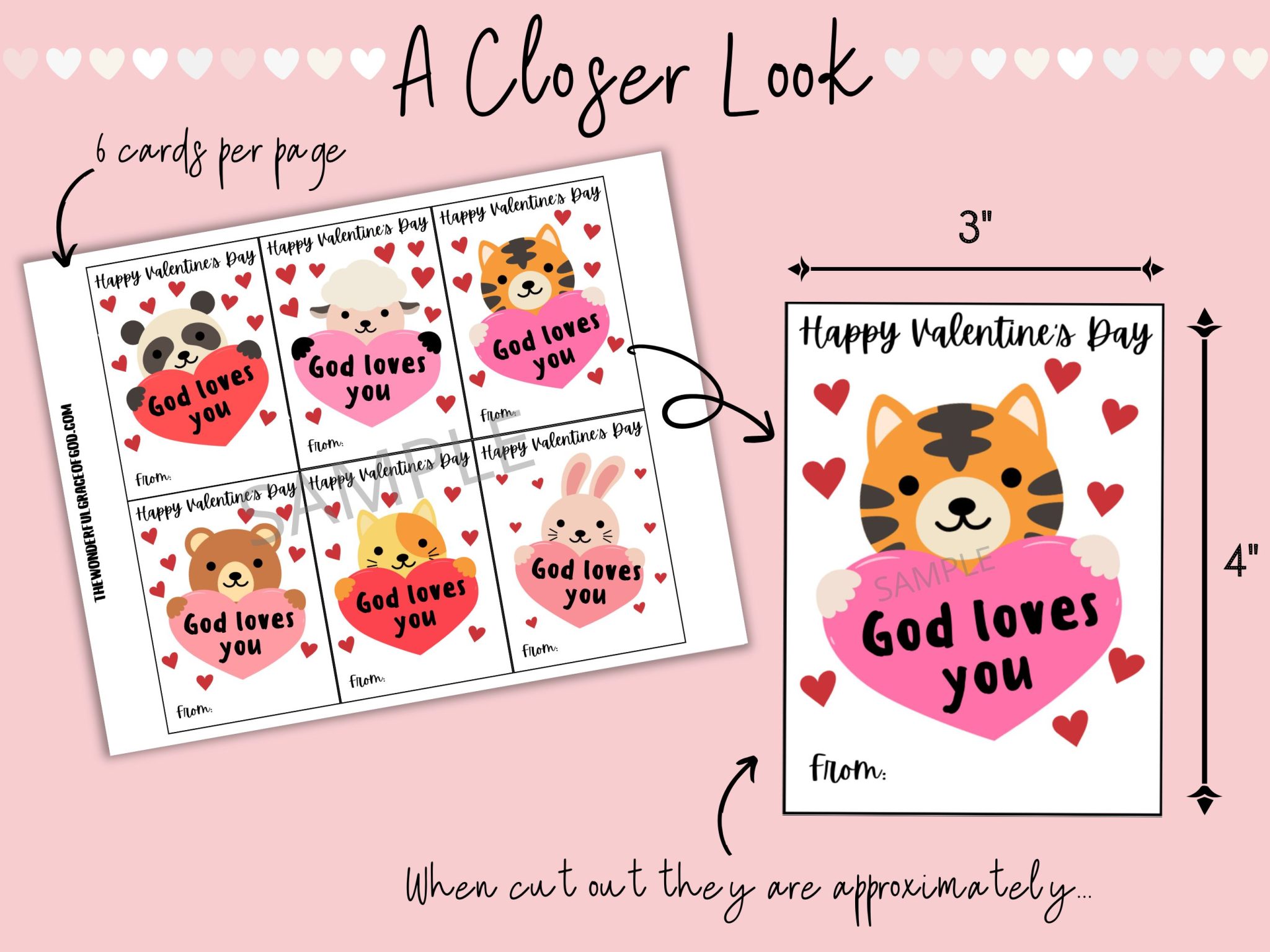 Celebrate God’s Love with Printable Christian Valentine Cards for Kids ...