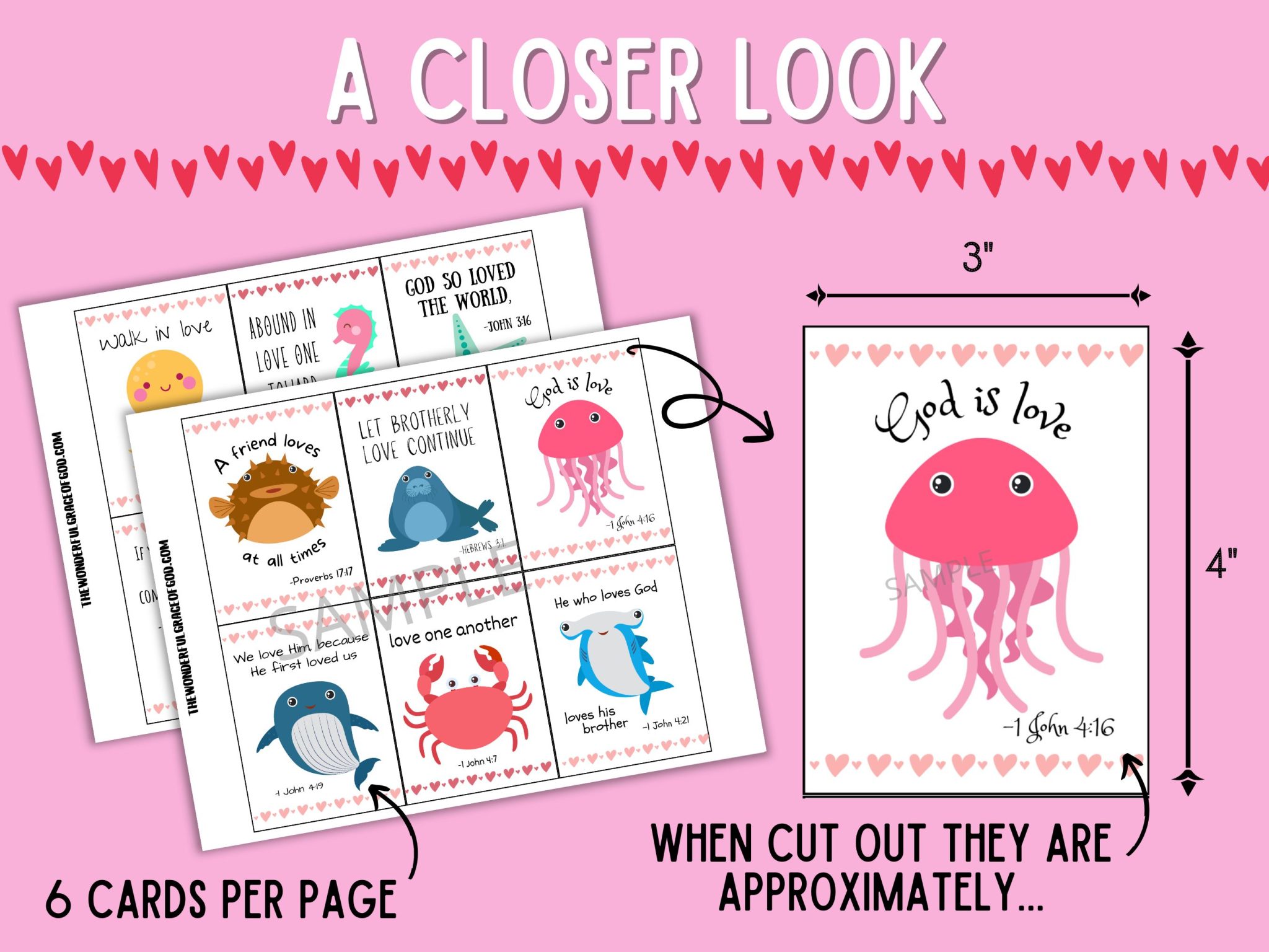 Celebrate God’s Love with Printable Christian Valentine Cards for Kids ...