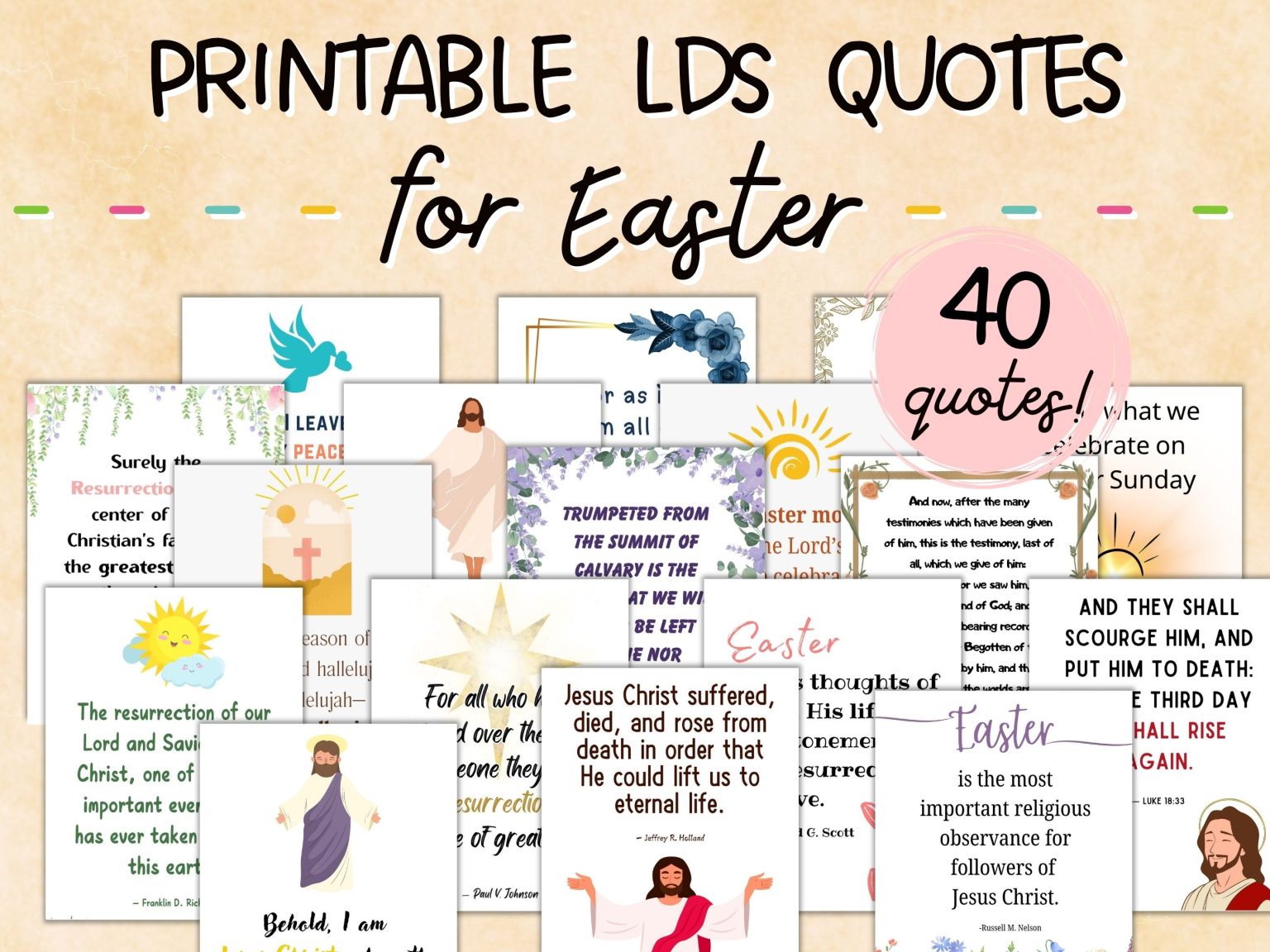13 LDS Easter Talk Ideas for Sacrament or Sunday School - The Wonderful ...