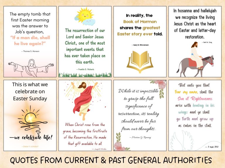 30 Greatest LDS Easter Quotes to Read & Share + Printables! - The ...