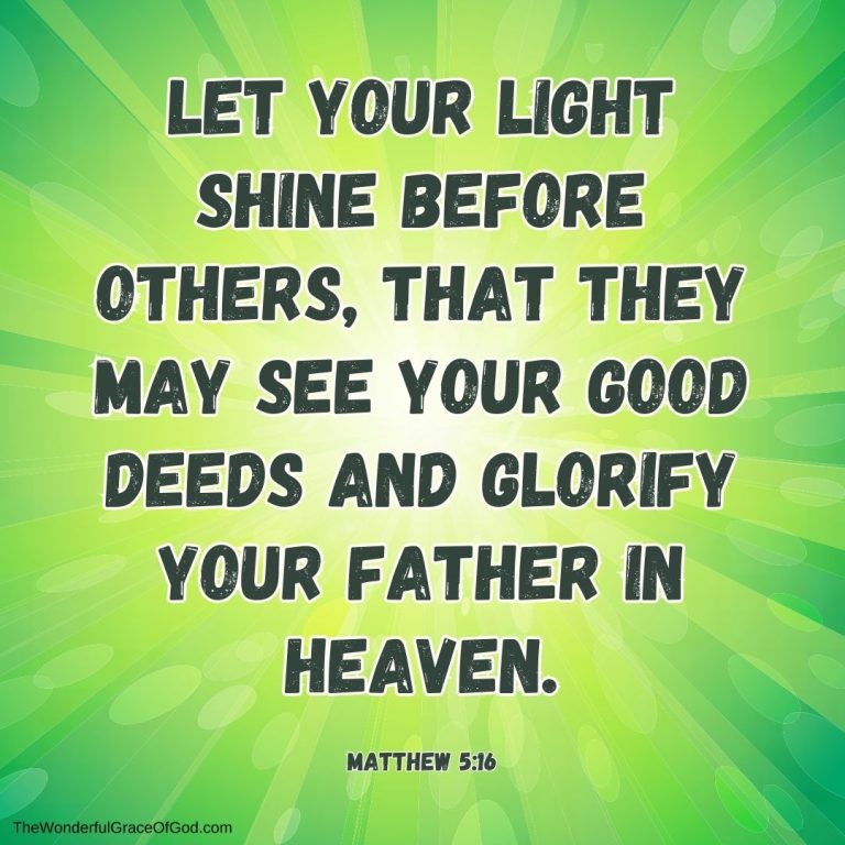 20 Important Bible Verses About Being A Good Example to Others - The ...