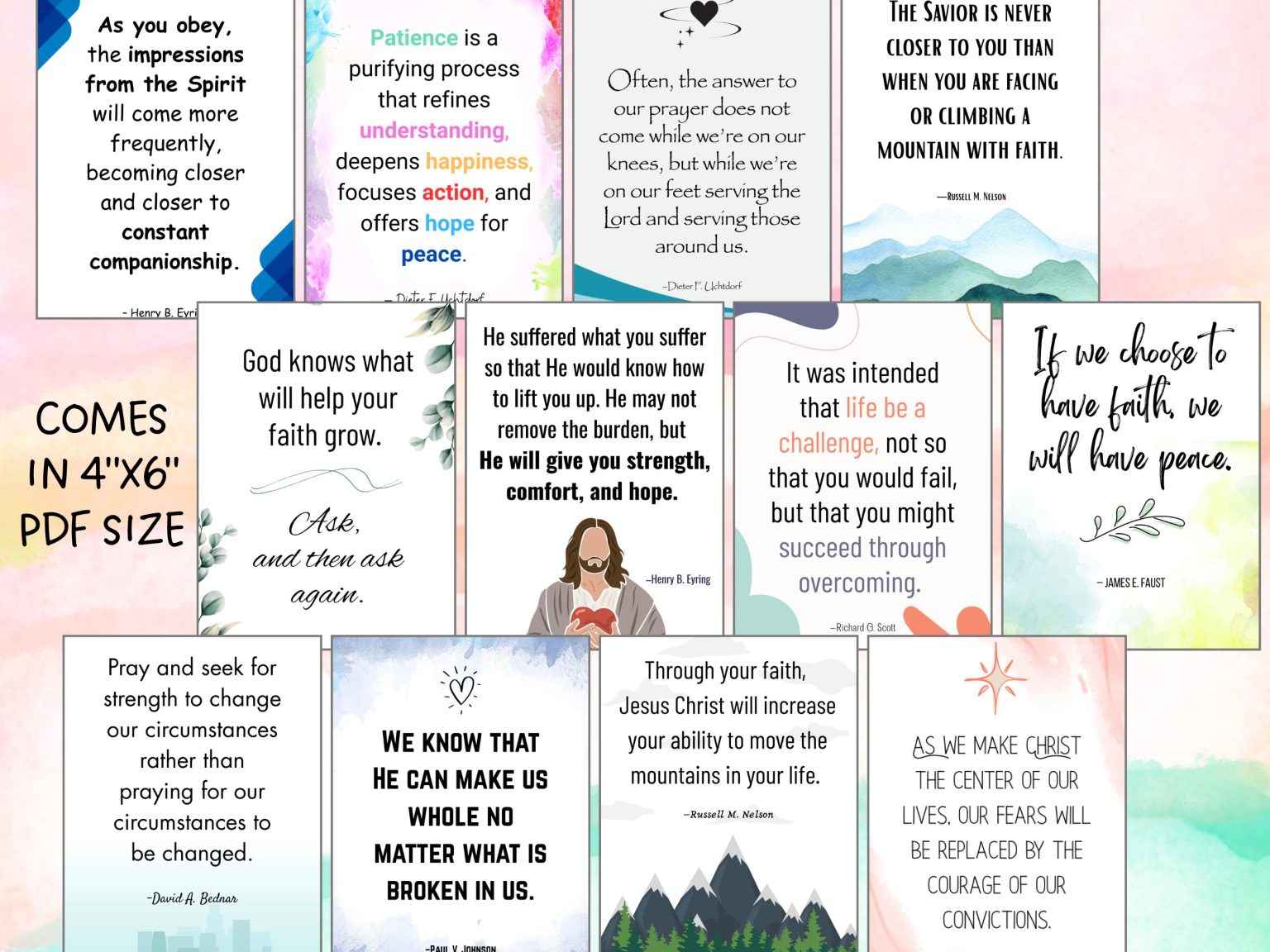 50 Best LDS Quotes of All Time + Printable Quote Cards - The Wonderful ...