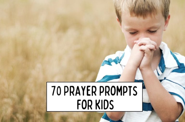 70+ Prayer Prompts for Kids | Perfect to Add to A Prayer Jar or Journal ...