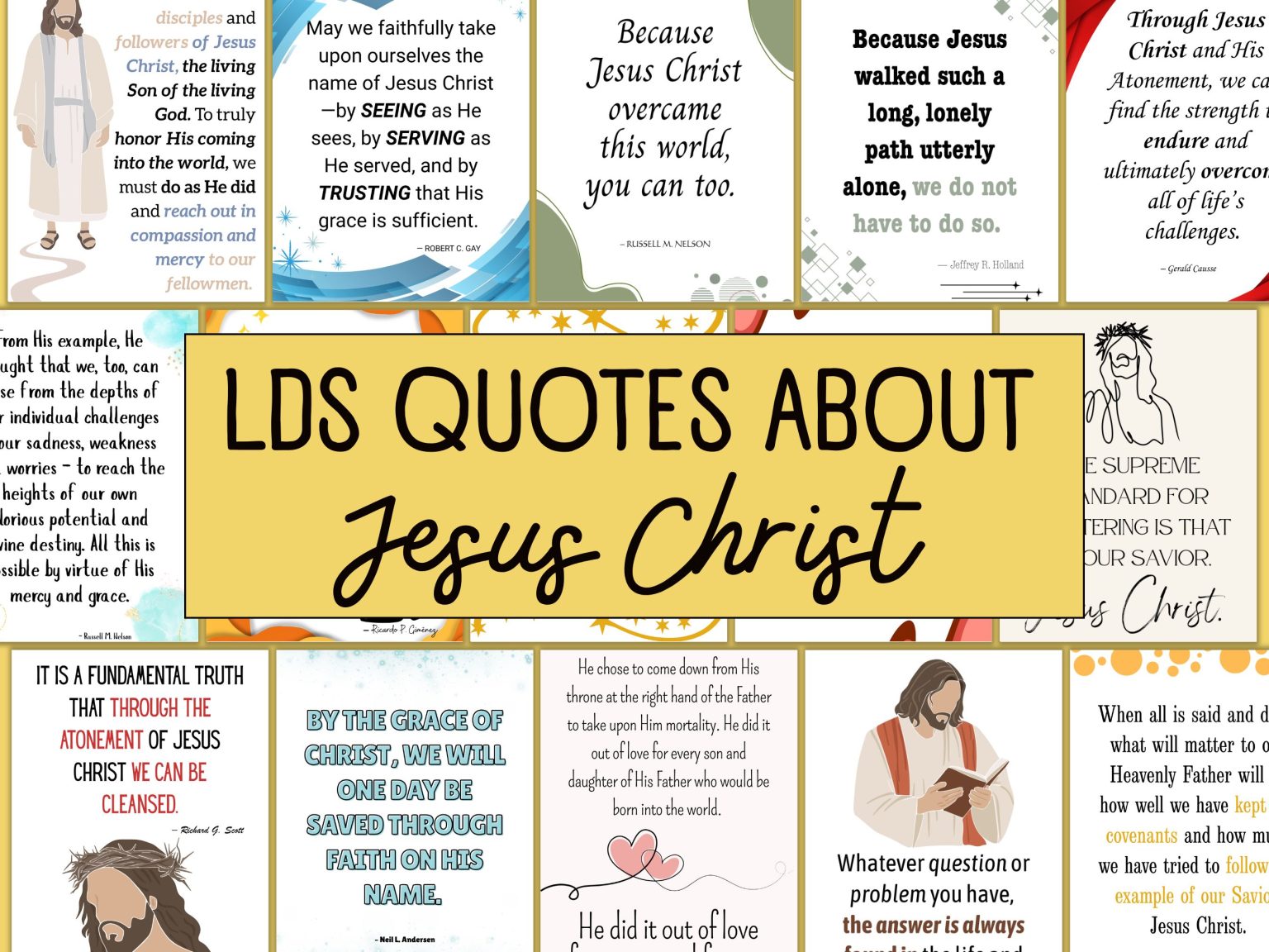 Top 20 LDS Quotes About Jesus Christ & His Love For Us - The Wonderful ...
